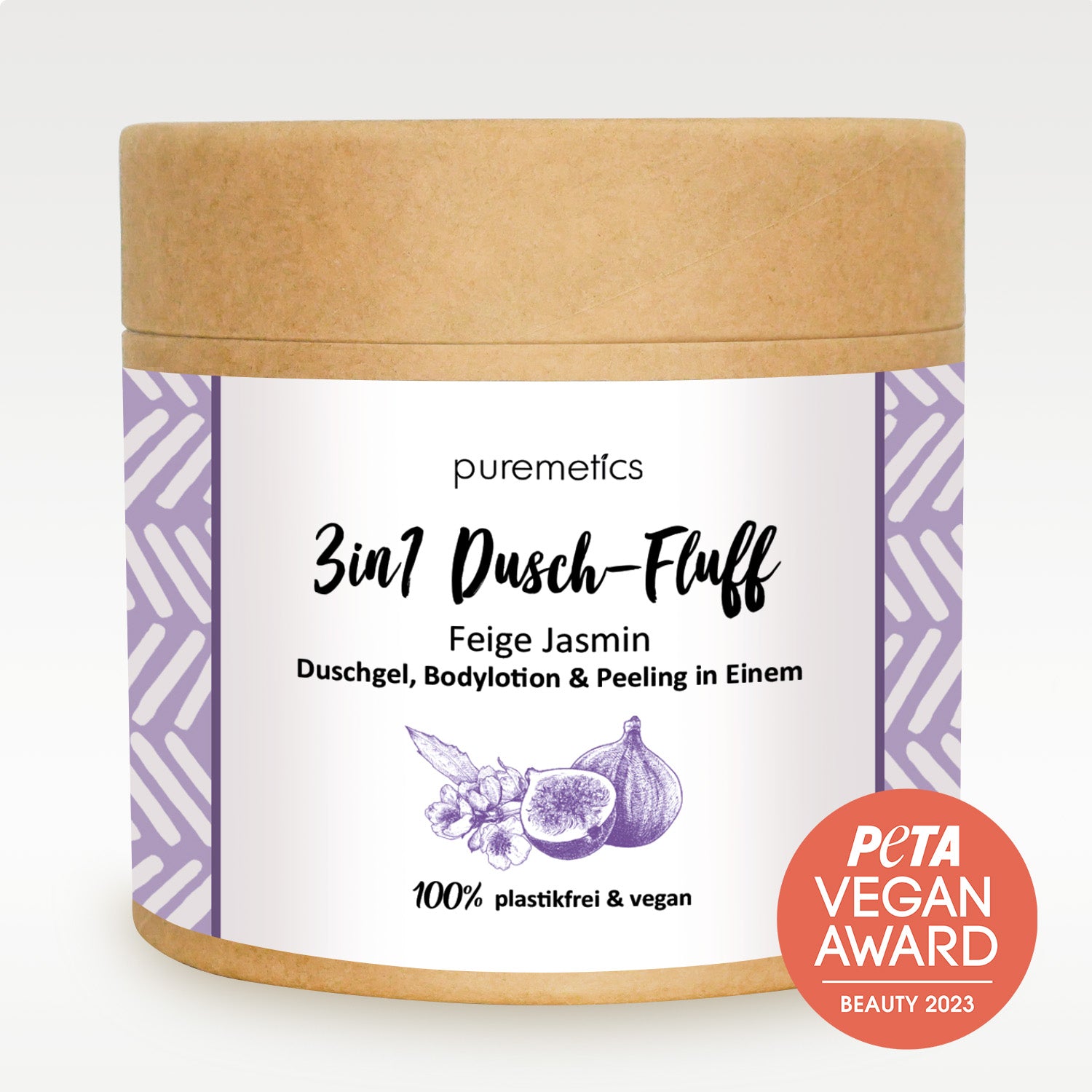 3in1 shower fluff 'fig jasmine' – puremetics